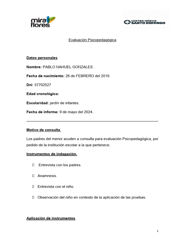 Pablo | Descargar gratis PDF | Atención | Educación de la primera infancia Pablo | Descargar gratis PDF | Atención | Educación de la primera infancia
