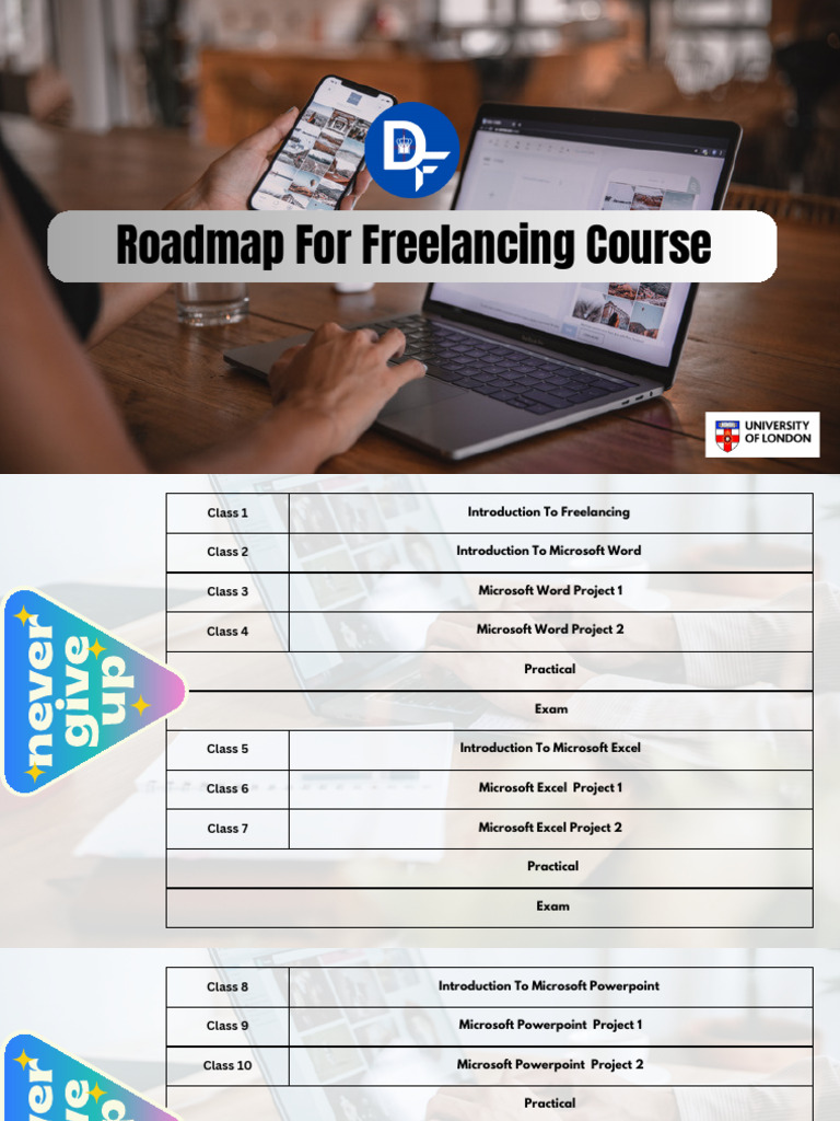 Roadmap For Freelancing Course | PDF | Technology & Engineering