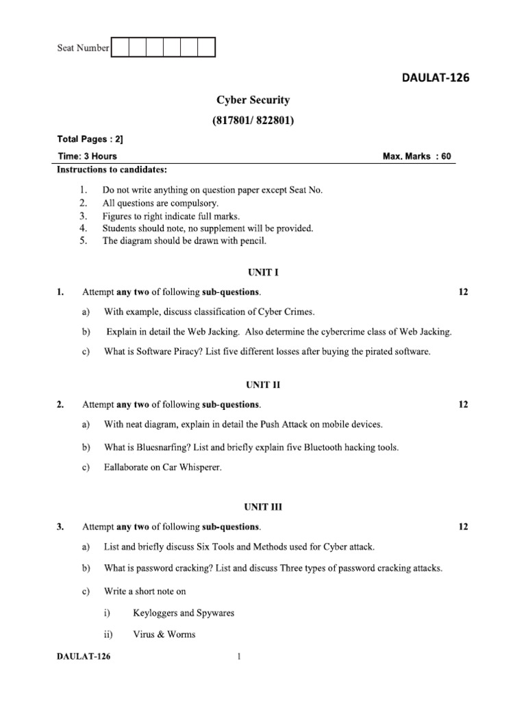 Cyber Security Pdf