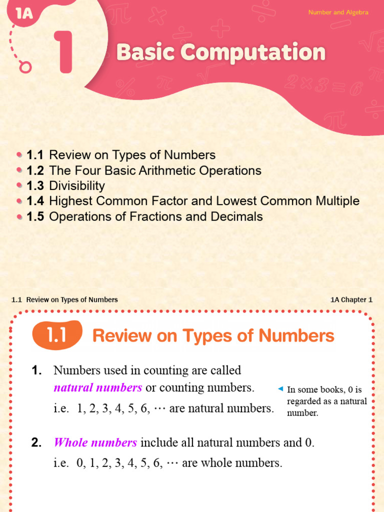 New OJM_PPT_1A01_e | PDF | Arithmetic | Mathematics