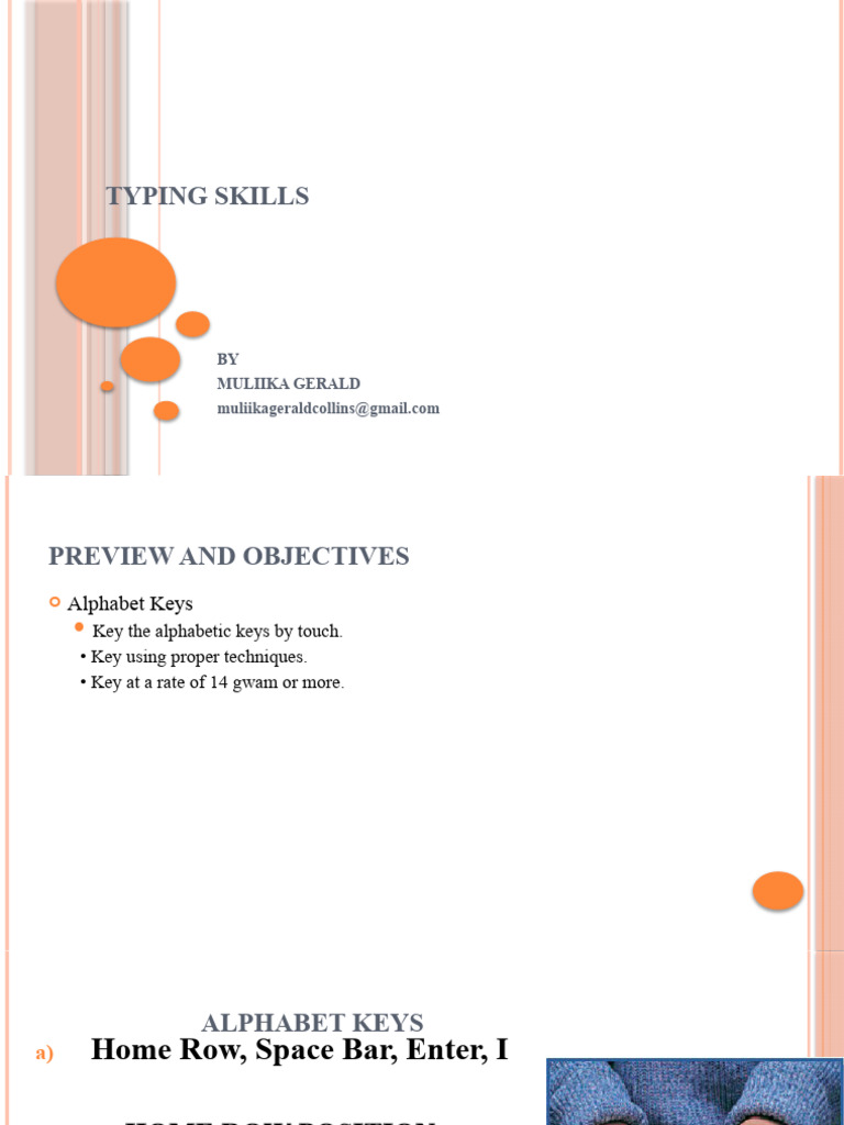 Lecture 04 - Typing Skills | PDF | Computing | Text