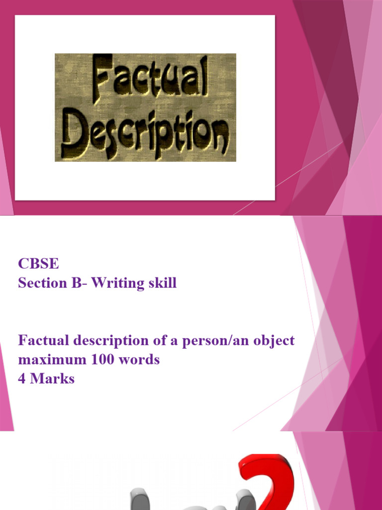 Factual Paragraph | PDF | Watch