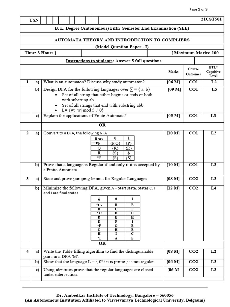 Atcd mp1 | PDF | Automata Theory | Mathematical Logic Atcd mp1 | PDF | Automata Theory | Mathematical Logic