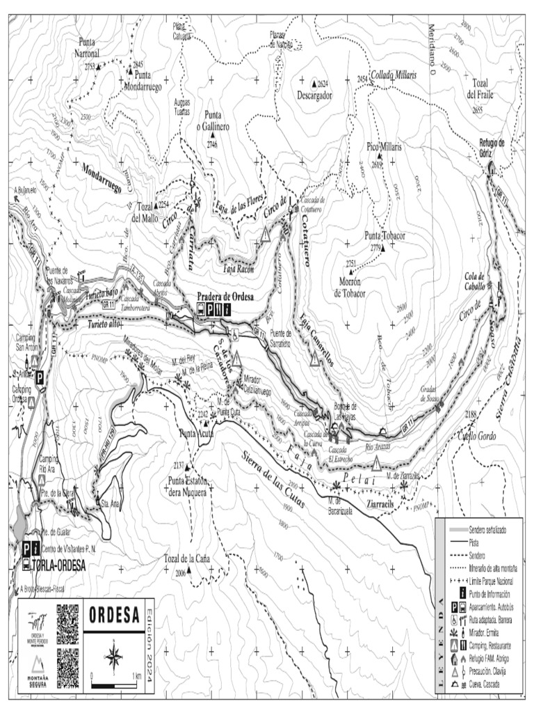 Senderos Sector Ordesa | PDF | Ciencias de la Tierra | Divisiones Fisiográficas
