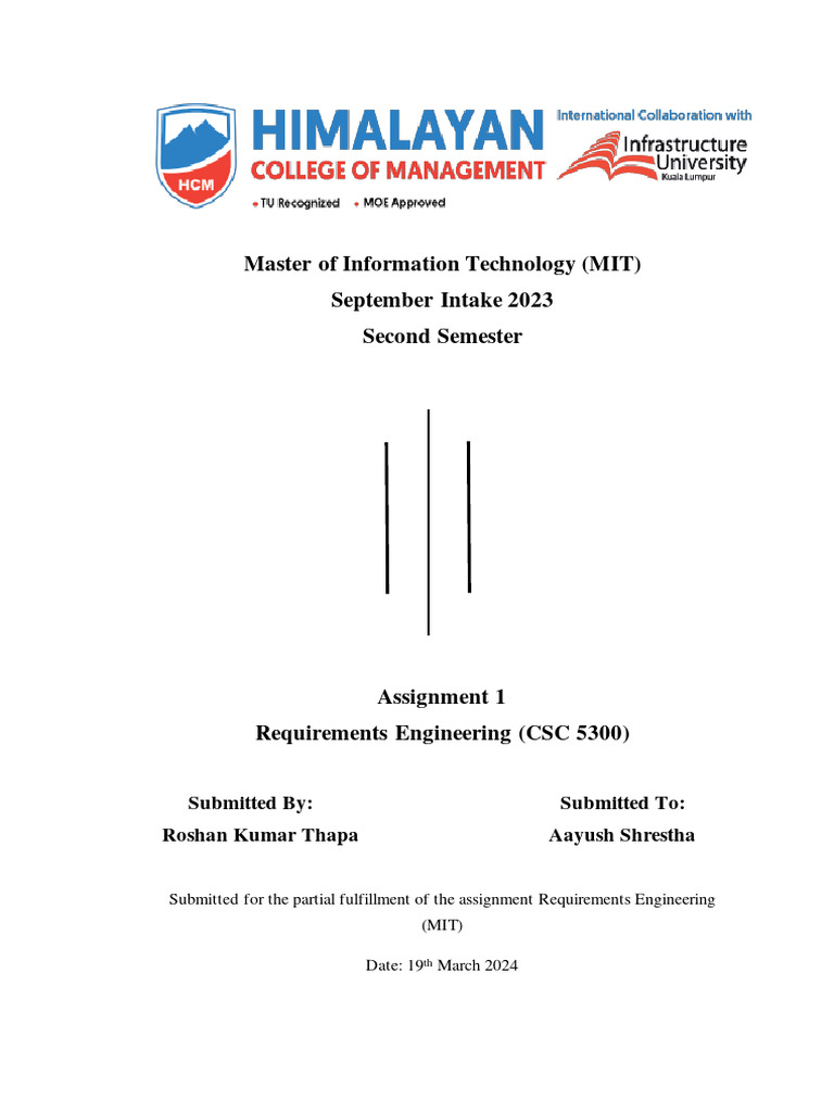 RE Assignment1 Roshan Kumar Thapa | PDF | E Commerce | Computer Security