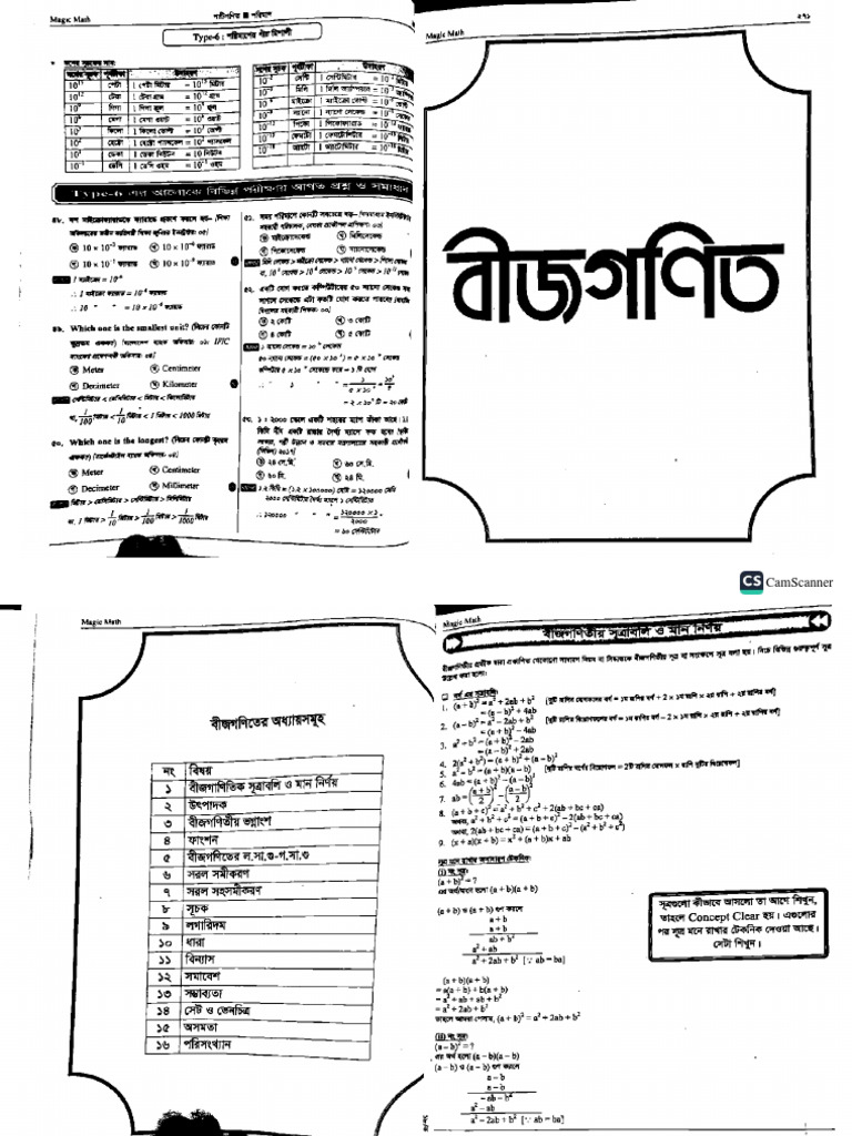 Magic Math Algebra | PDF