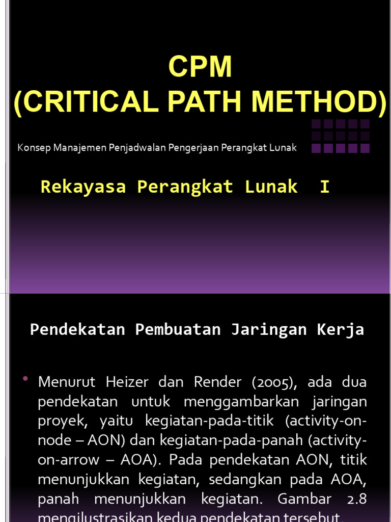 RPL - Jalur Kritis | PDF