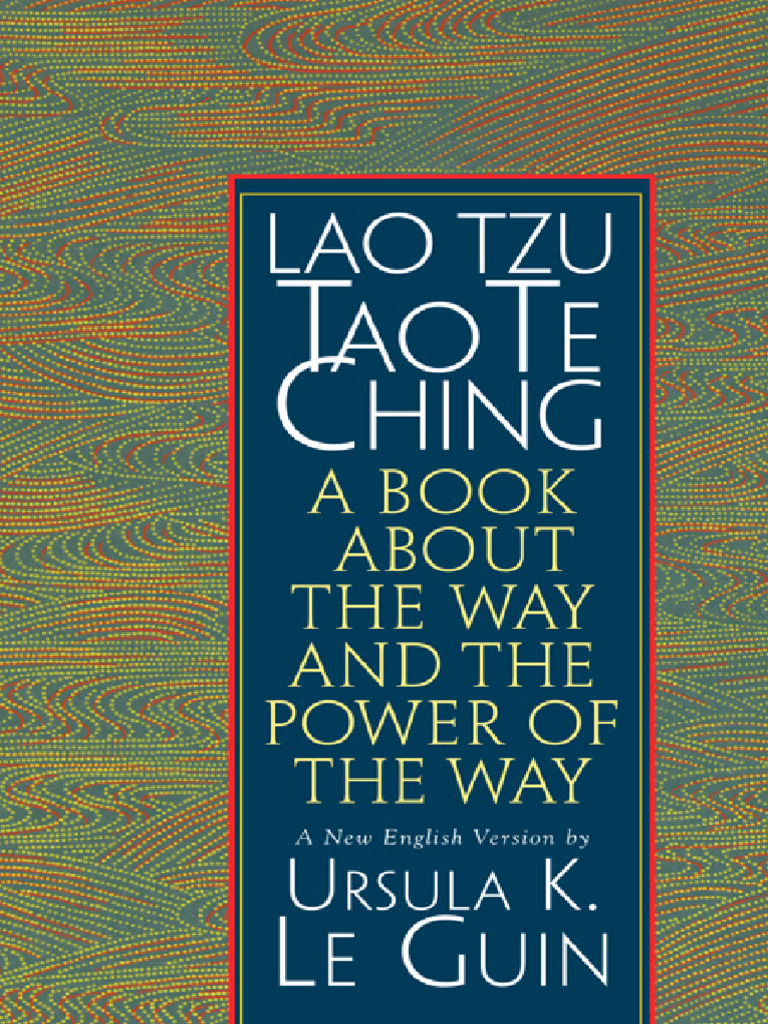 Lao Tzu - Tao Te Ching Book | PDF | Poetry