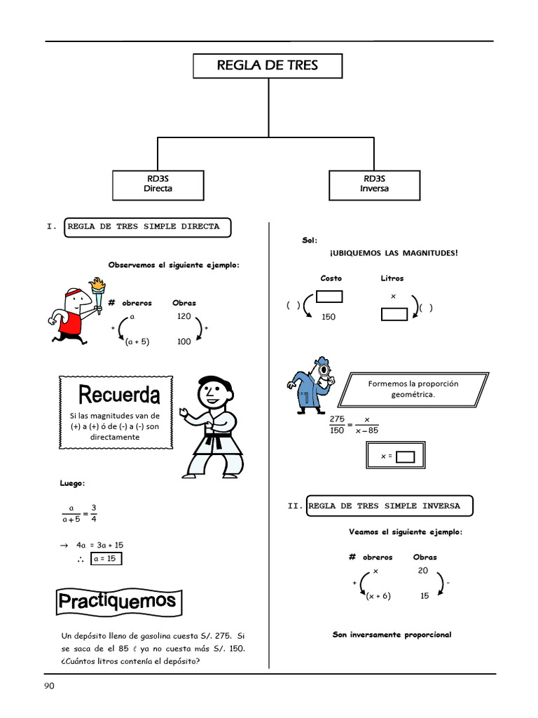 Regla de Tres Simple | PDF