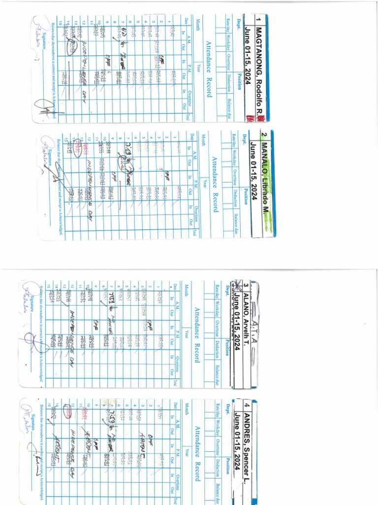 DTR_OMG_JUNE 2024 | PDF