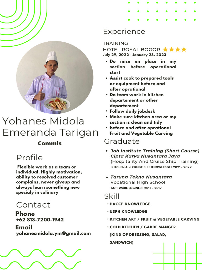 CV Lamar Hotal No Paklaring Mido | PDF