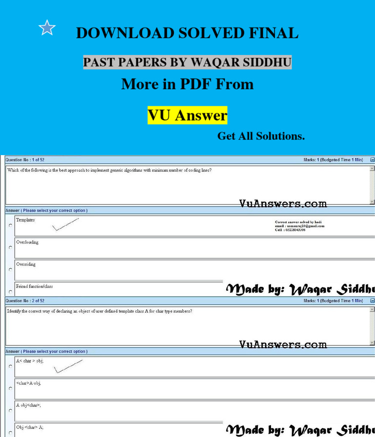 CS304 Final Term | PDF