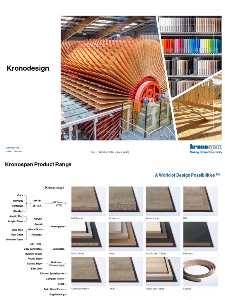 Kronodesign Presentation | PDF | Materials