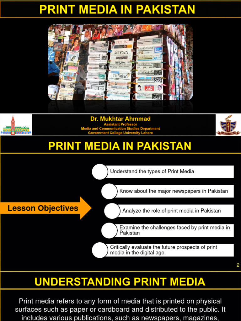 Print Media in Pakistan | PDF | Newspapers | Mass Media