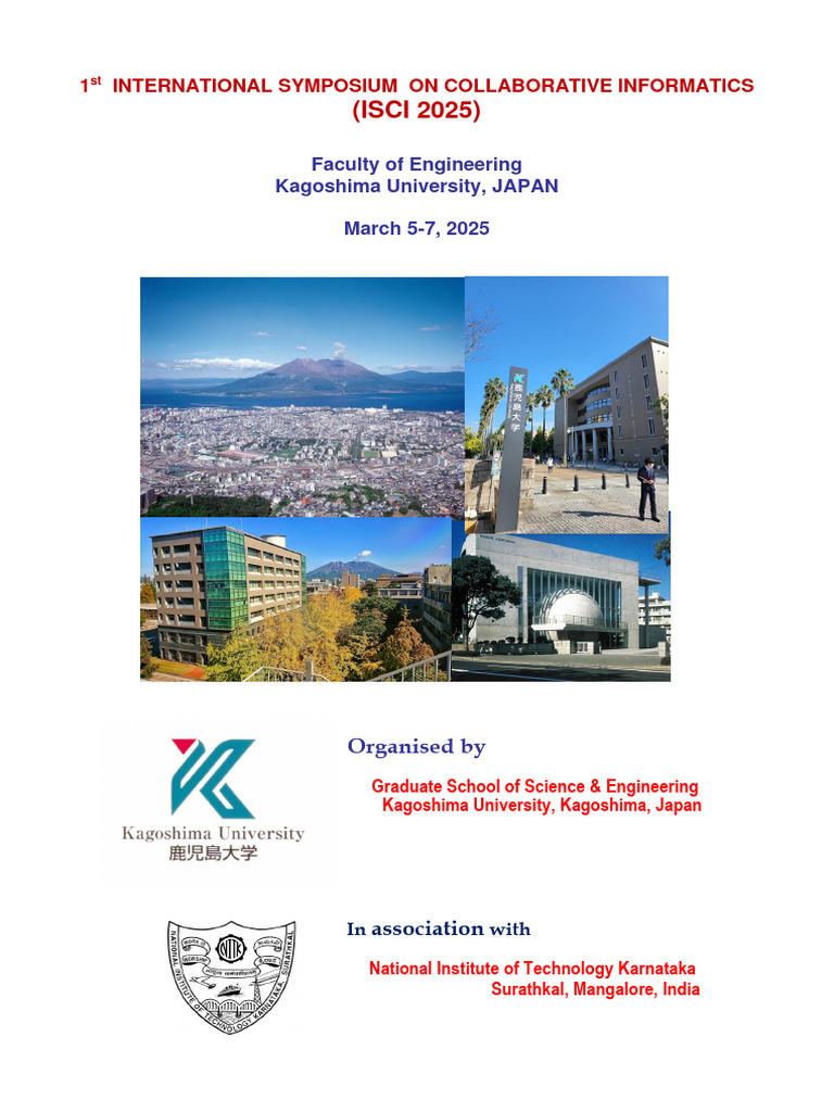 ISCI 2025 - Call For Papers | PDF | Computer Science | Science