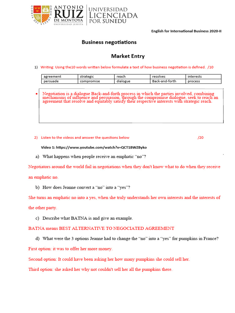 Business Negotiations-GFC | PDF | Negotiation | Social Psychology