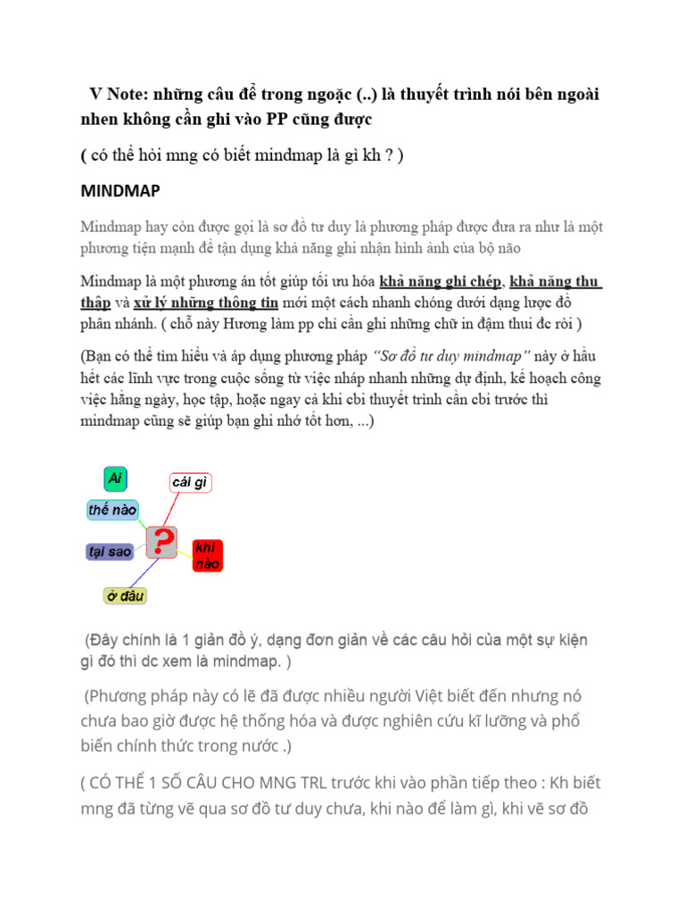 Sơ Đ Tư Duy | PDF