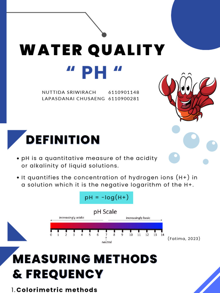 Water Quality (PH) | PDF | Ph | Physical Sciences