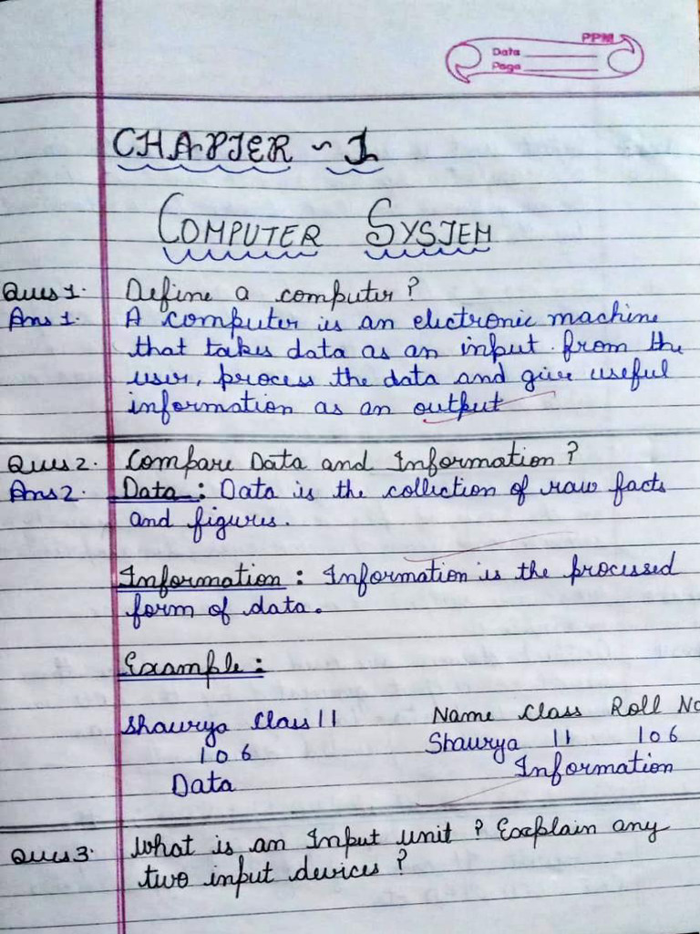 I.P Ch-1 Ques Ans | PDF