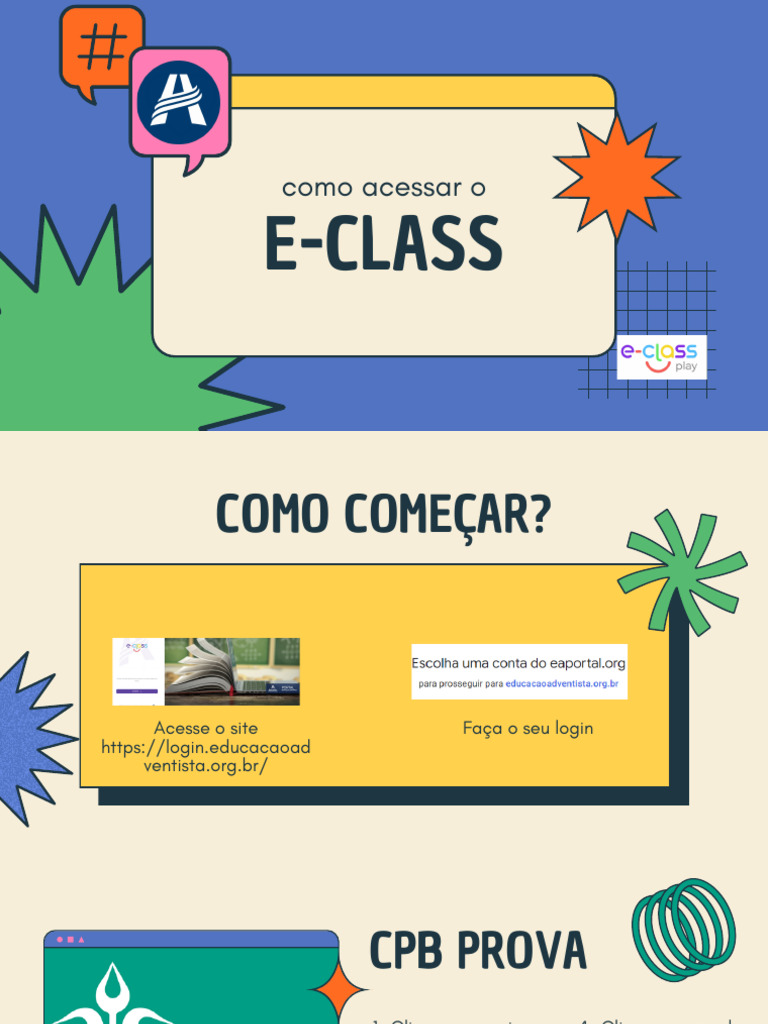 Passo A Passo para Acessar o E-Class - 240706 - 113840 | PDF