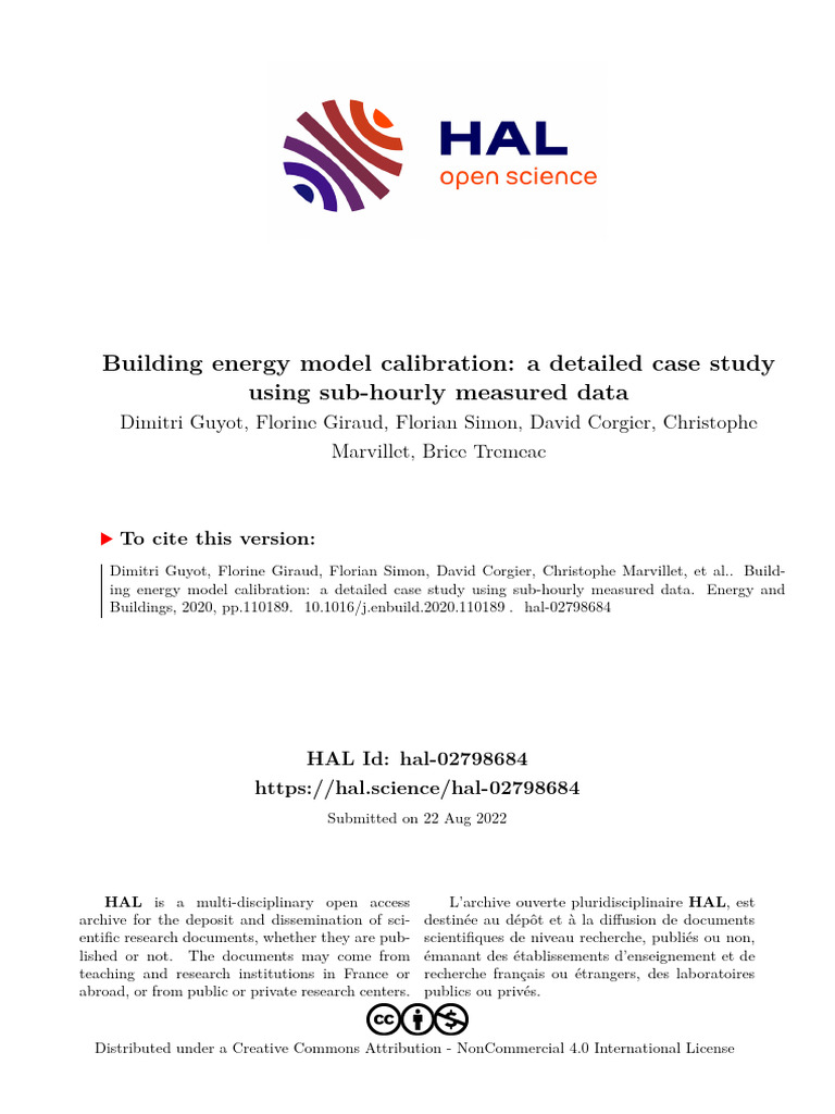 Building energy model calibration - a detailed case study | Download Free PDF | Sensitivity ...