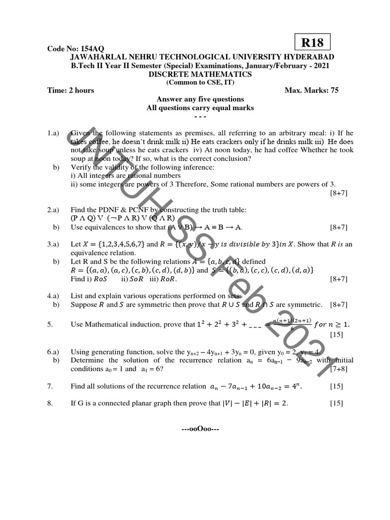 DM JanuaryFebruary 2021 | PDF | Theoretical Computer Science | Combinatorics