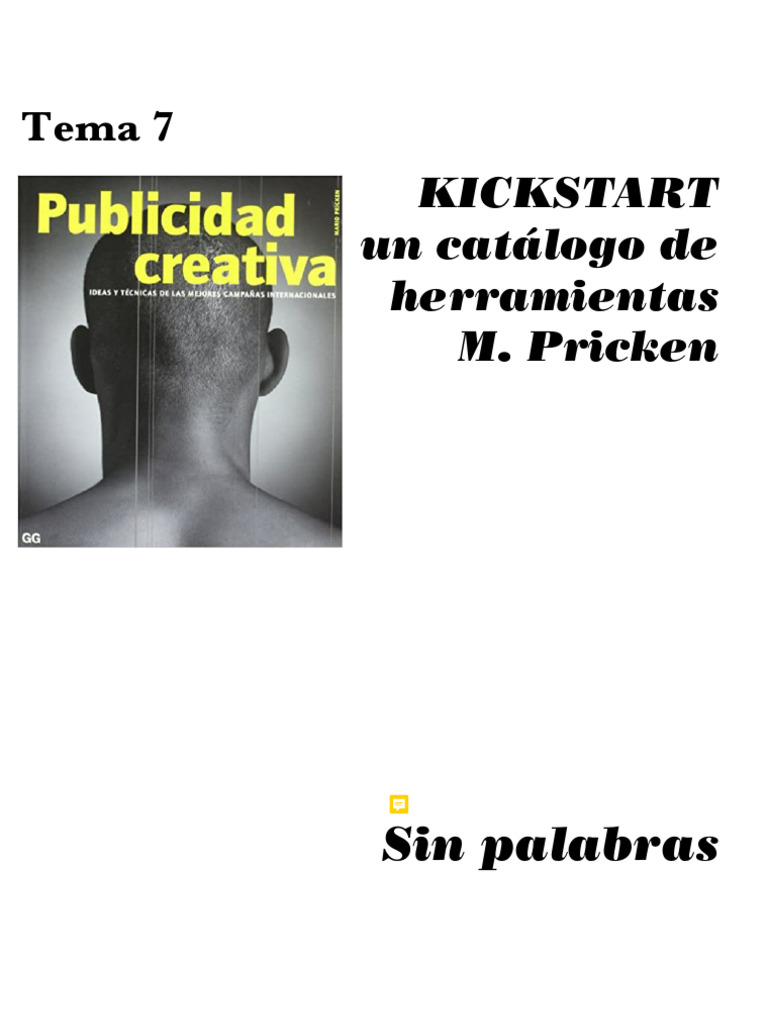 Tema 7. Kickstart | PDF | Metáfora | Los símbolos