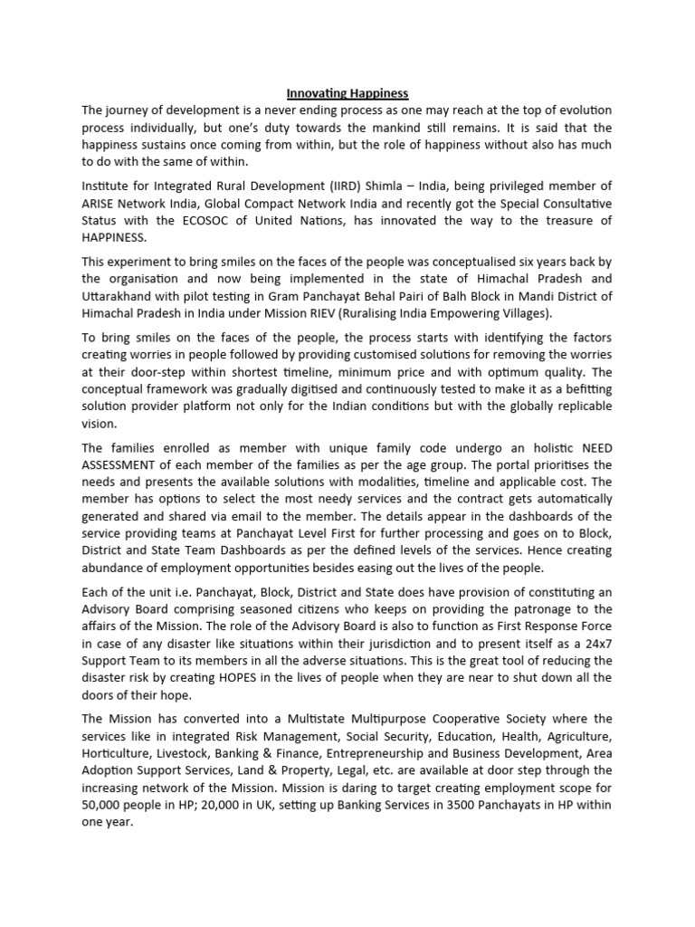 MiSSION RIEV | PDF | Economies