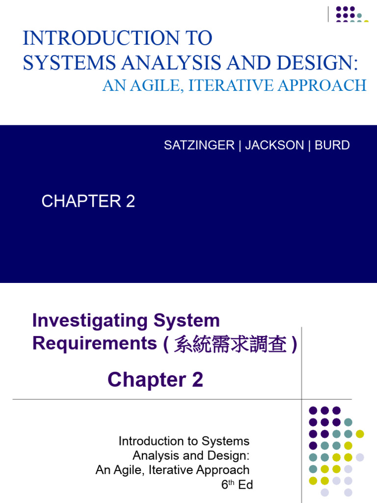 Chapter 02-Investigating System Requirements | PDF | Conceptual Model | Unified Modeling Language