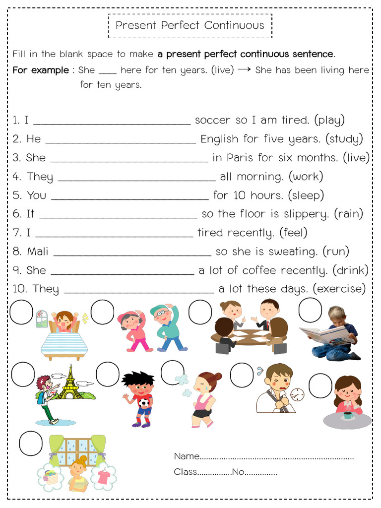 Present Perfect Continuous | PDF | Linguistics | Grammar