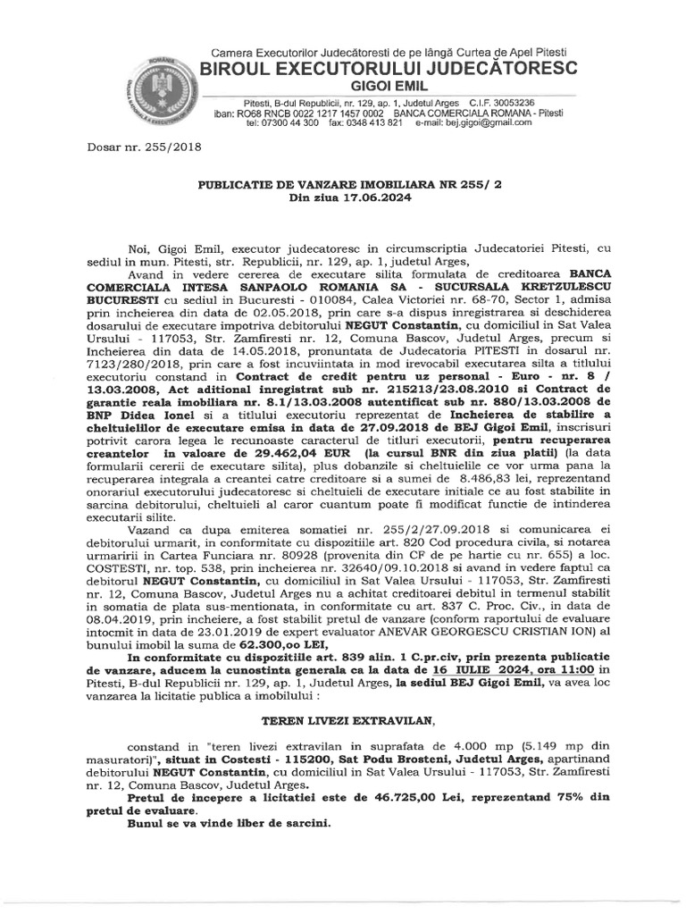 255-2-2018 - Deb. Negut Constantin | PDF