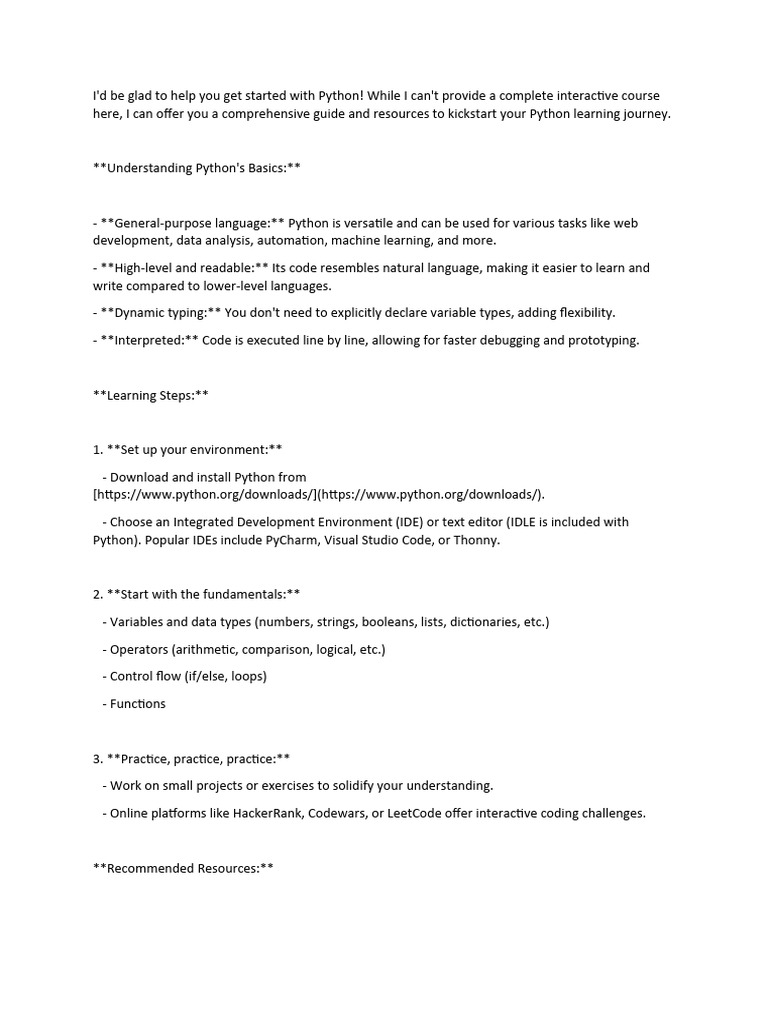 Python Pdf Python Programming Language Control Flow 9673