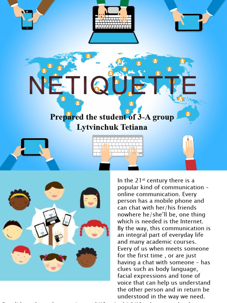 Netiquette | PDF | Communication | Human Communication