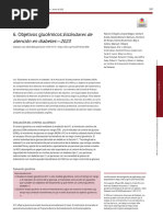 METAS DE GLUCEMIA SEGUN ADA 2025 | PDF | Diabetes | Hipoglucemia