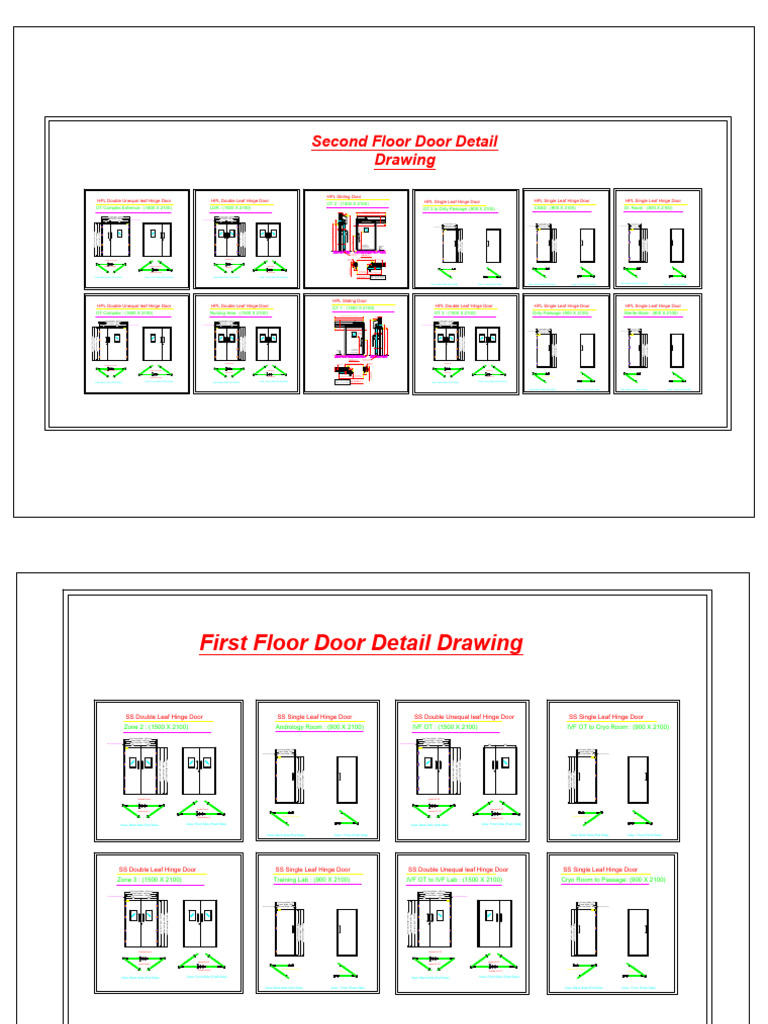 Detailed Door Specifications and Designs | PDF | Door | Building Technology