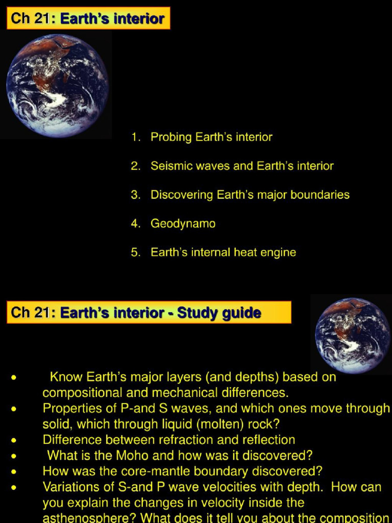 Earth's Interior | PDF