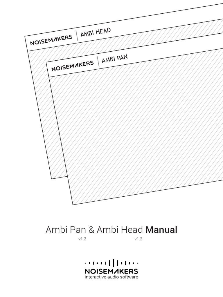 Ambi Manual | PDF | Sound Production | Sound Technology