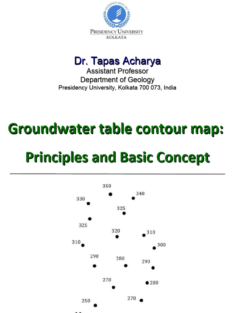 Groundwater Table Contour Mapping Basics | PDF | Technology & Engineering