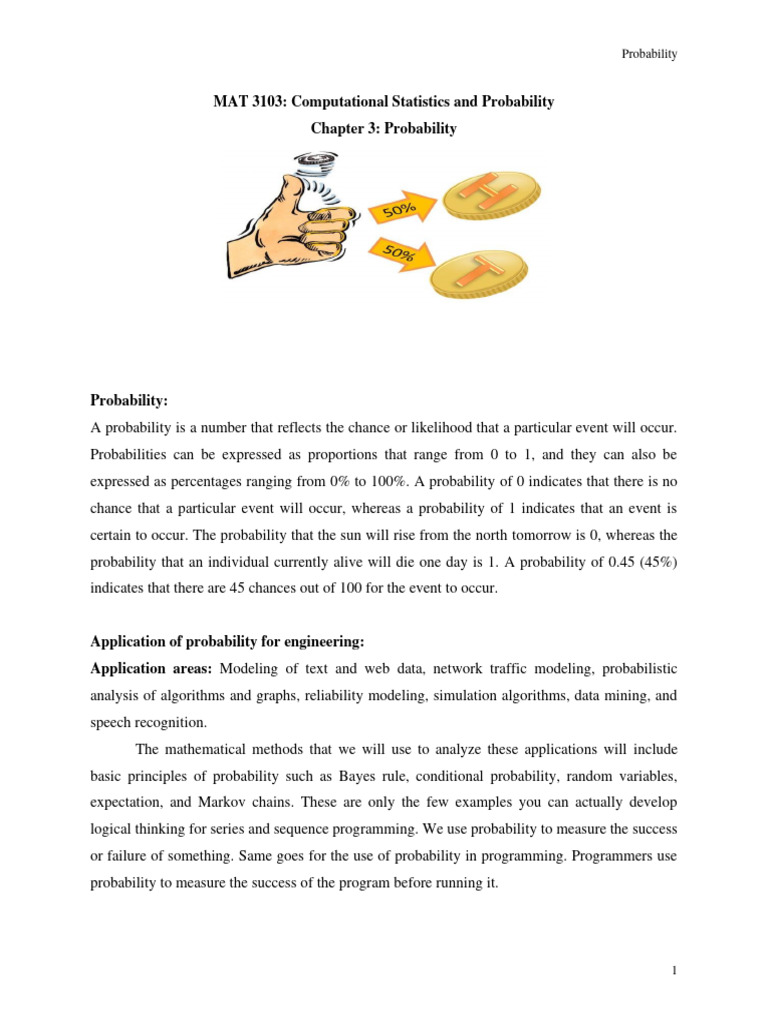 Probability | PDF | Probability | Statistics