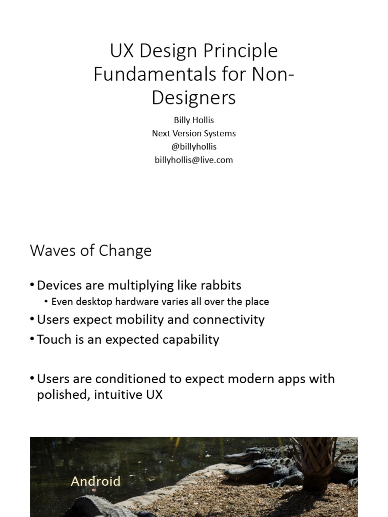 UX Design Principle Fundamentals For Non-Designers (PDFDrive) | PDF ...