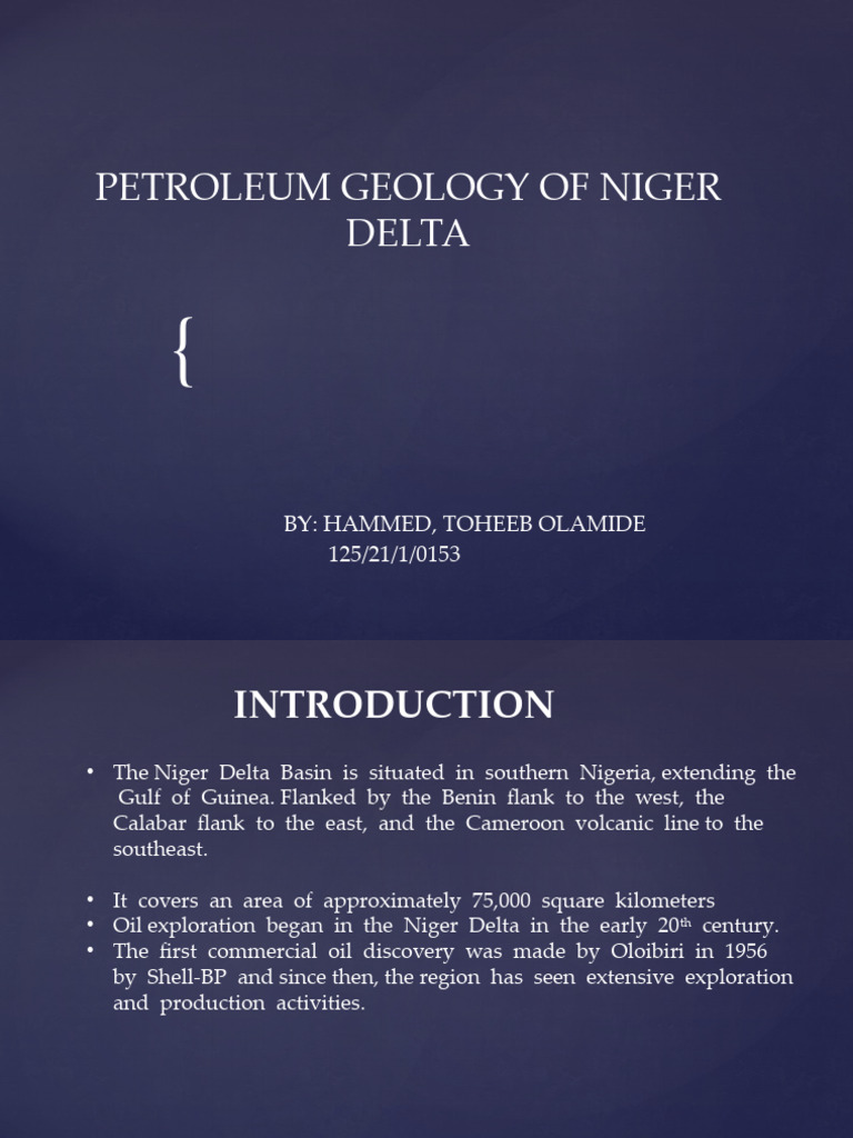 Petroleum Geology of Niger Delta | PDF | Petroleum Reservoir | Sedimentary Rock