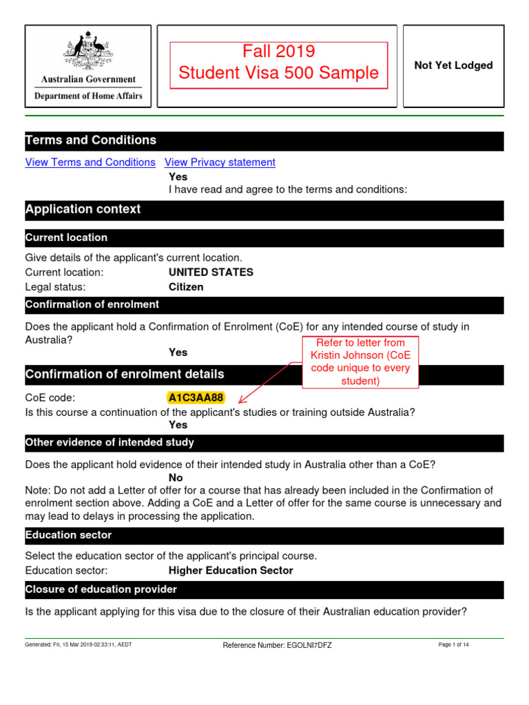 US Student Visa Application Details | PDF | Identity Document | Travel Visa