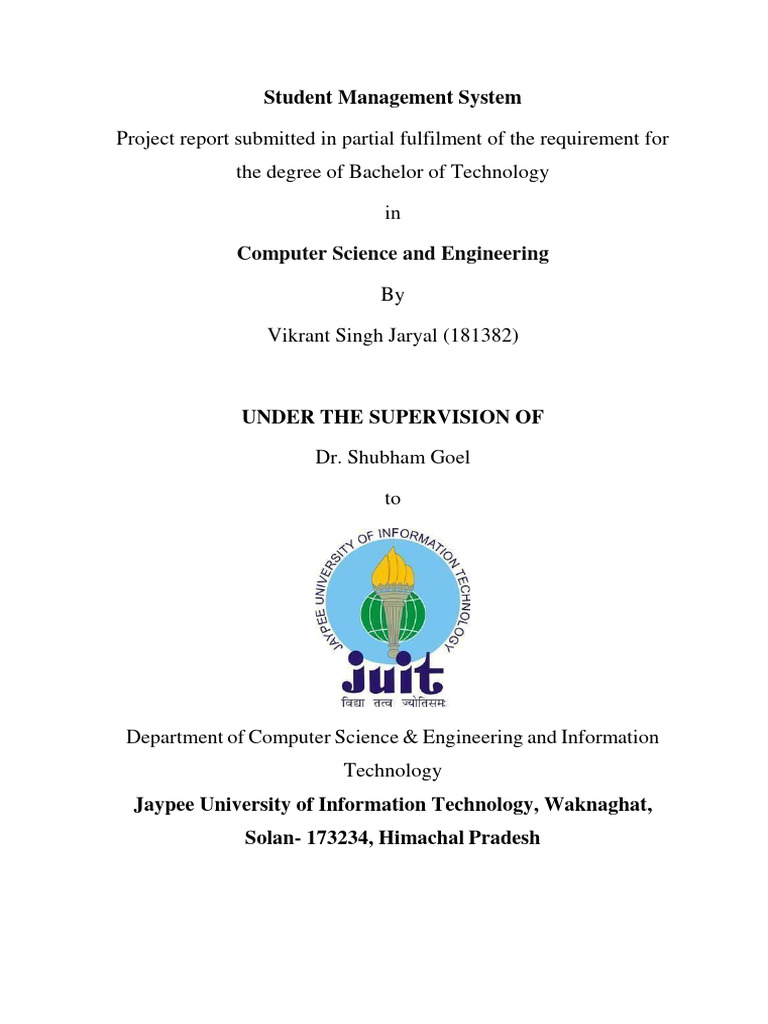 Student Management System Lpu | PDF | Software Development Process ...