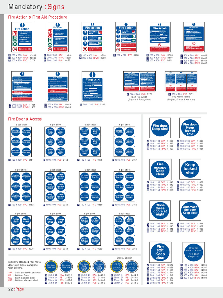 SCAN-Safety-Signs-Catalogue-2014 24 | PDF | Door | Buildings And Structures