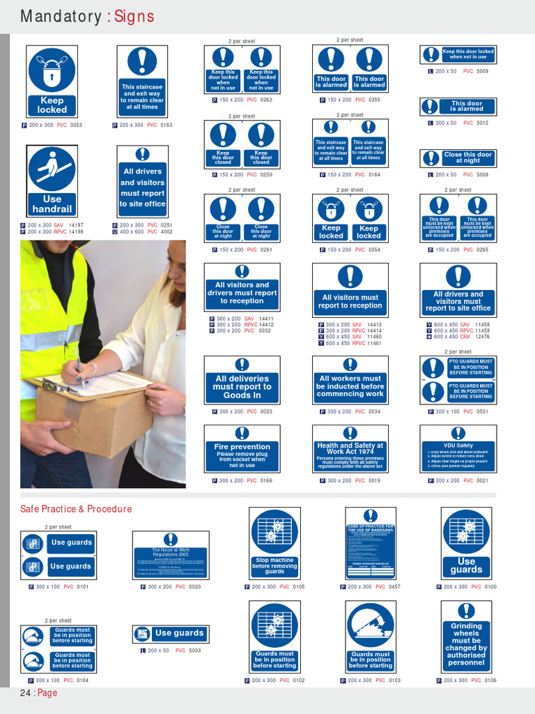 SCAN-Safety-Signs-Catalogue-2014 26 | PDF | Occupational Safety And ...