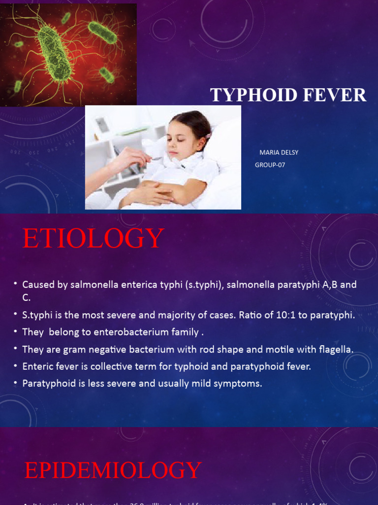 Typhoid Fever | PDF | Immunology | Medical Specialties