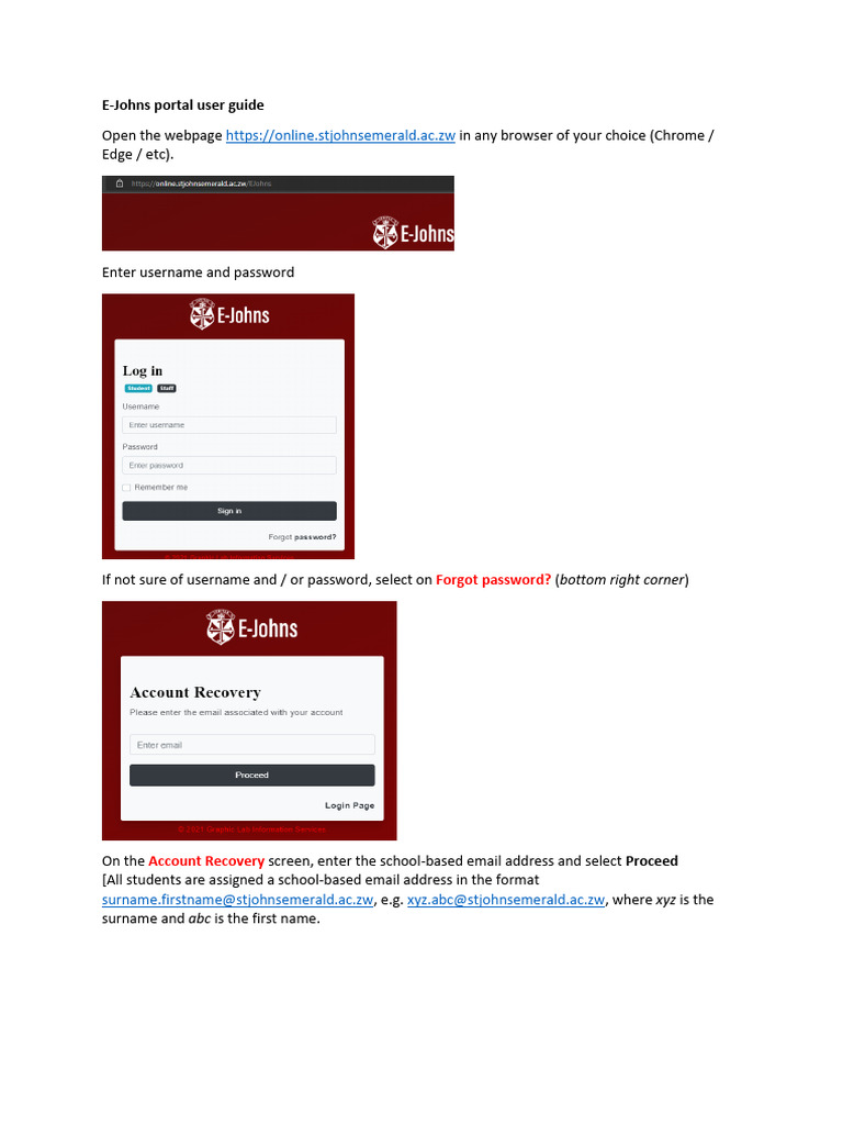 Accessing Reports Online | PDF | Password | Login