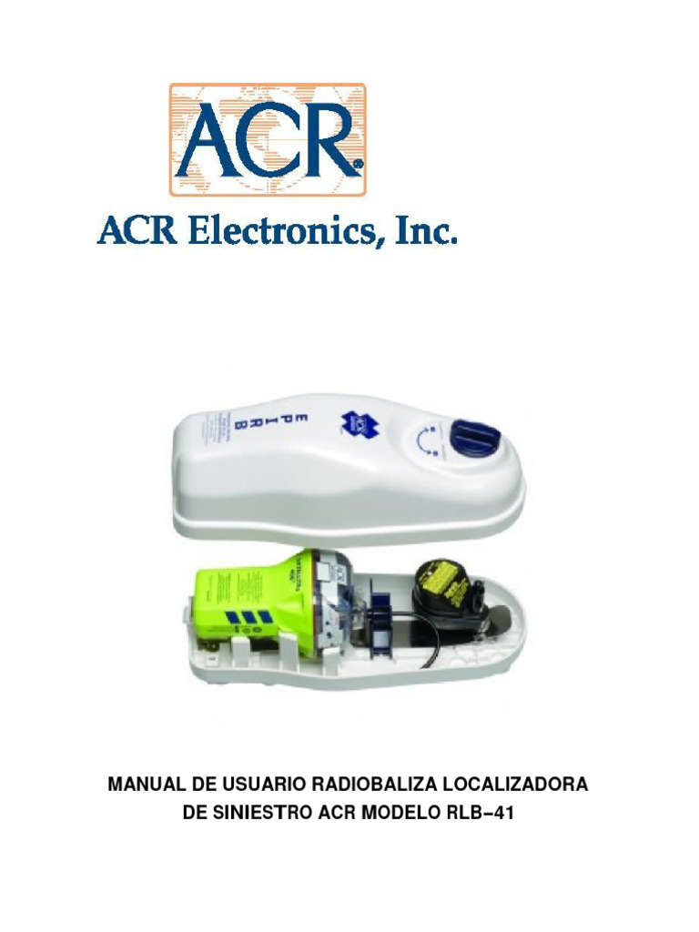 ACR RLB-41 manual castellano | Descargar gratis PDF | Sistema de ...
