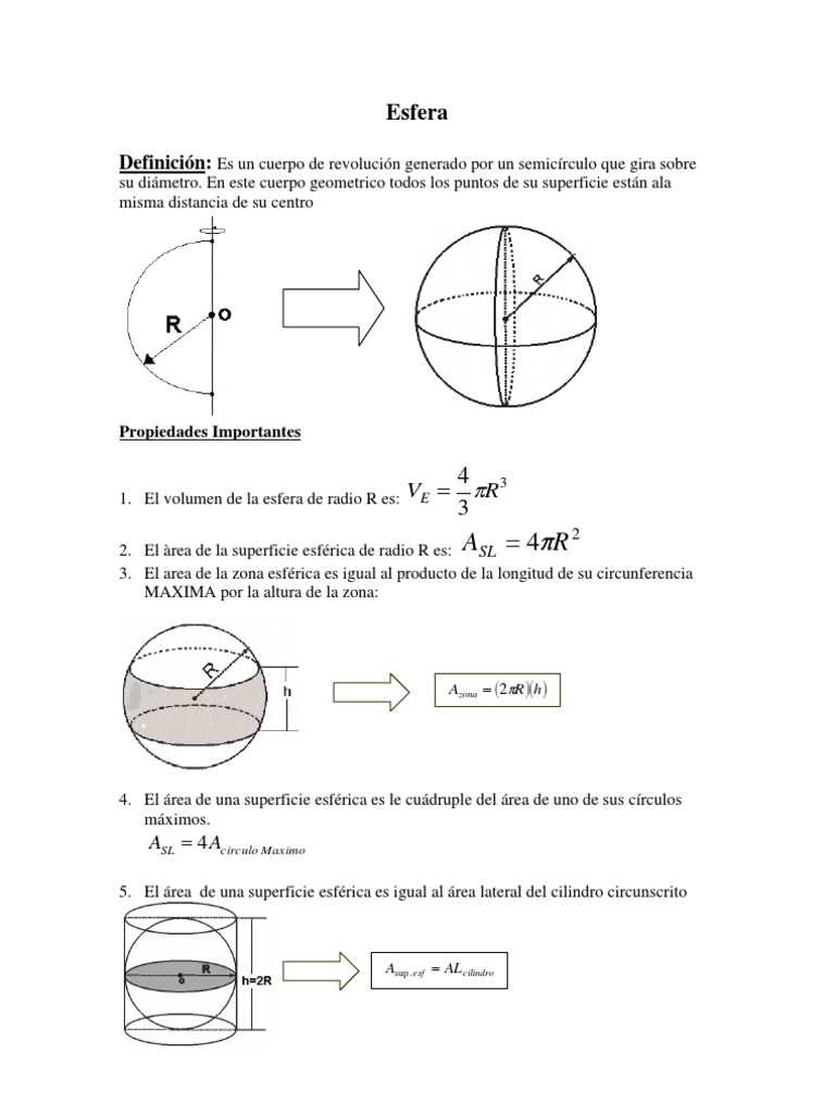 Geometria Esferica | PDF | Esfera | Zona