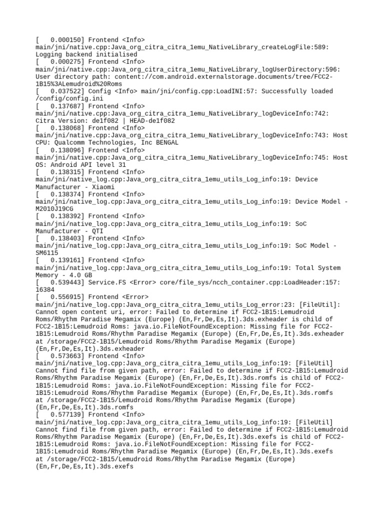 citra_log | Download Free PDF | Computer Architecture | Computing